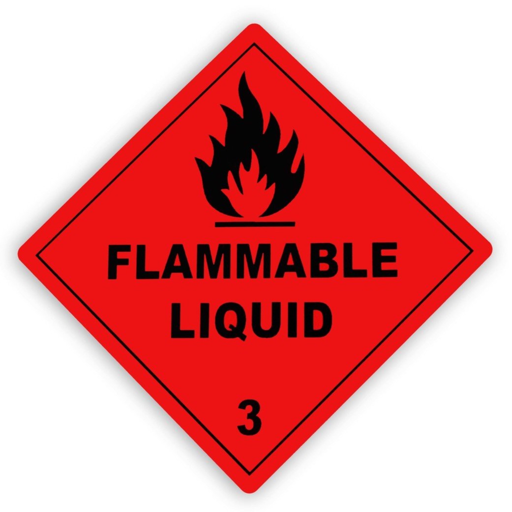 Flammable Liquid 3 Label – Fast Pac